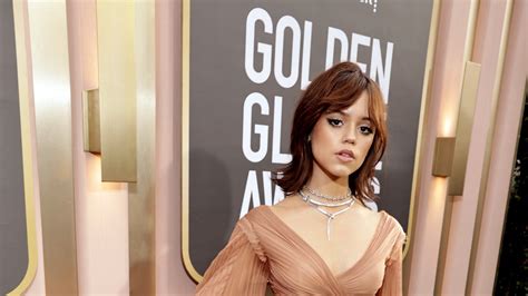 Jenna Ortega Wears Gucci Cutout Dress to 2023 Golden Globes
