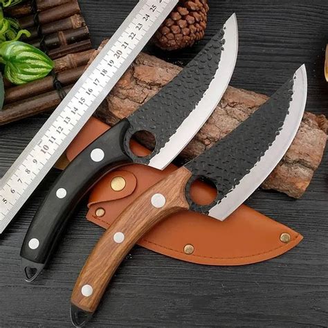 Нож мясной кованый из нержавеющей стали, 5,5 дюйма, с крышкой | AliExpress
