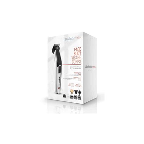 Tondeuse Multi-Usages Babyliss 8en1 MT726E / Titanium