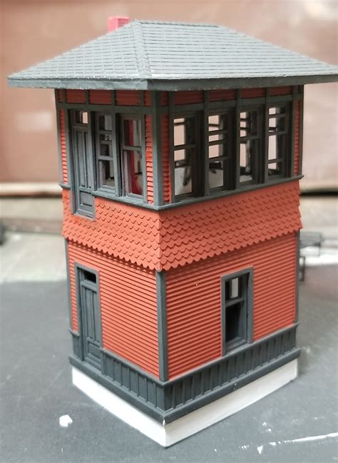 B&O 12'x15' Interlocking Tower - S Scale – Leopard Architectural Models