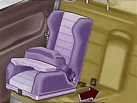 Ауди А6. Крепление детского сиденья с помощью системы "ISOFIX". Audi A6