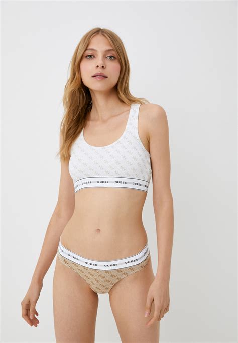 Трусы Guess, цвет: бежевый, RTLACU081001 — купить в интернет-магазине ...