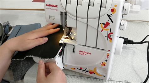JANOME 4057 АВЕРЛОГ - YouTube
