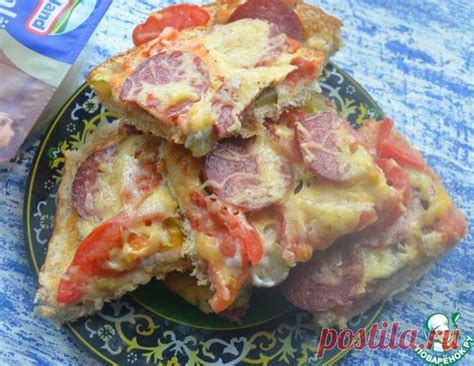 Горячий бутерброд с колбасой и сыром – кулинарный рецепт | Еда ...