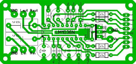 Предусилитель, регулятор громкости и тембра на LM1036N - stoom