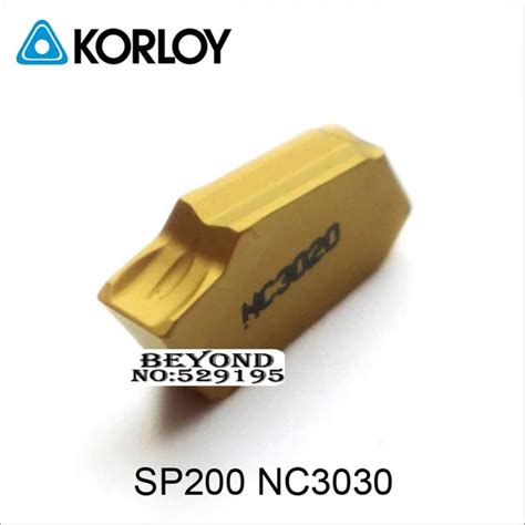 SP200 NC3030/NC3020,original Carbide Two headed Cutting Korloy Coating ...