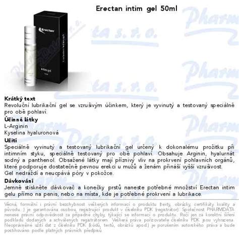 Erectan intim gel 50ml | SOS lekáreň online, internetová lekáreň, lieky