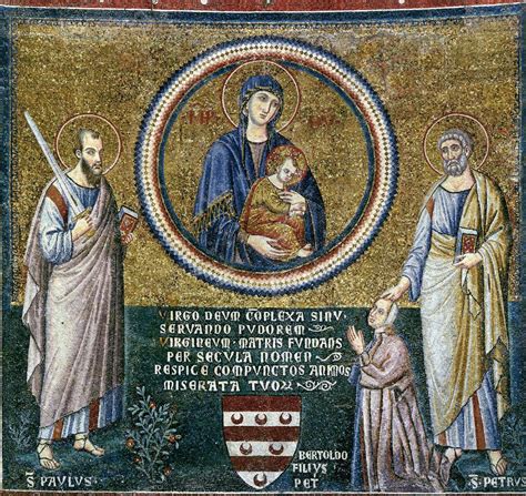 Mosaics in Santa Maria in Trastevere, Rome (1296-1300)