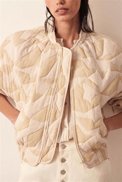 Padded Jacket Pacino Ecru // ba&sh