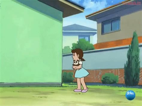 The Big ImageBoard (TBIB) - 1girl animated animated gif brown hair doraemon legs minamoto ...