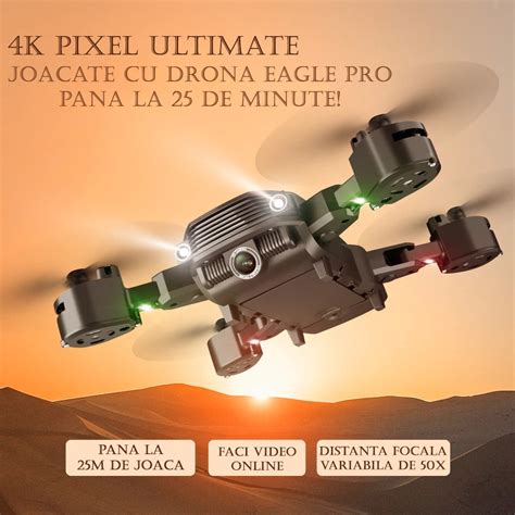 Сгъваем дрон LSRC WiFi LS11 PRO, 4k-HD двойна камера, сгъваеми рамена ...