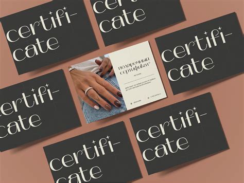 Полиграфия для мастера маникюра on Behance