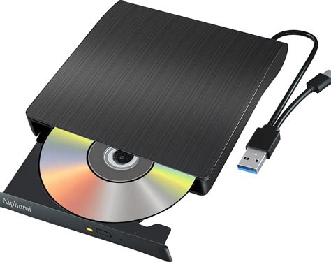 Amazon.com: Alphami Lightscribe External CD/DVD Drive, USB 3.0 Type-C ...