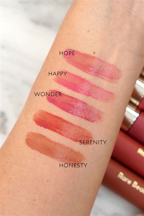 Rare Beauty Soft Pinch Tinted Lip Oil Swatches Wonder And, 58% OFF