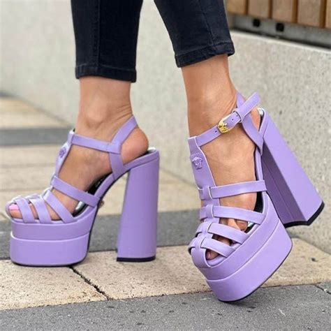 Женские брендовые босоножки на танкетке Versace (Версаче) ЛЮКС купить ...