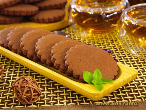Шоколадное печенье с кукурузным крахмалом