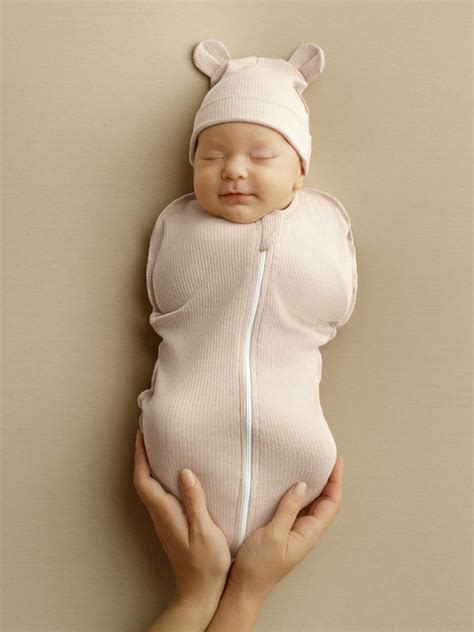 Пеленка-кокон на молнии с шапочкой Amarobaby Fashion, шампань ...