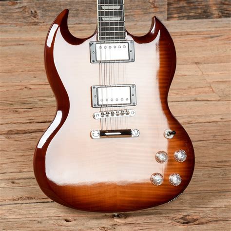 Epiphone SG Modern Figured Sunburst 2021 – Chicago Music Exchange