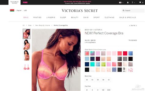 Покупка нижнего белья Victoria's Secret в США - Shopfans