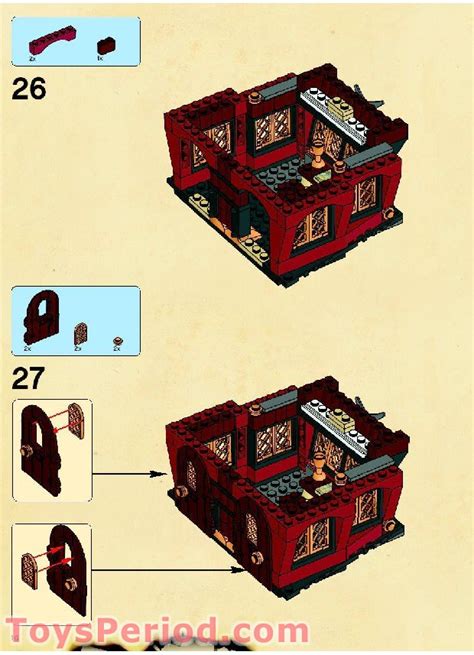 LEGO 6243 Brickbeard's Bounty Instructions and Parts List
