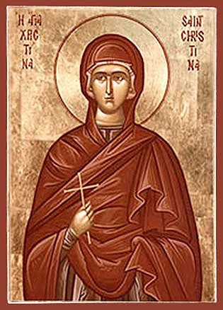 Христина Персидская: житие, иконы, день памяти