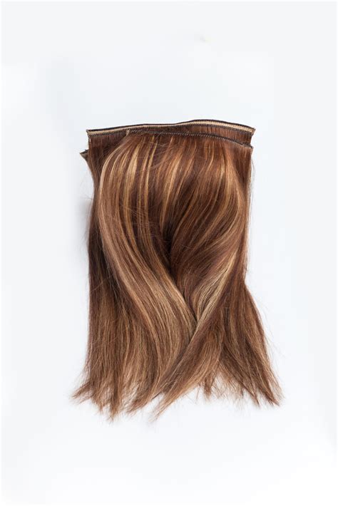 Brilliance Hair Extensions - Светъл шоколад със златисто светло русо
