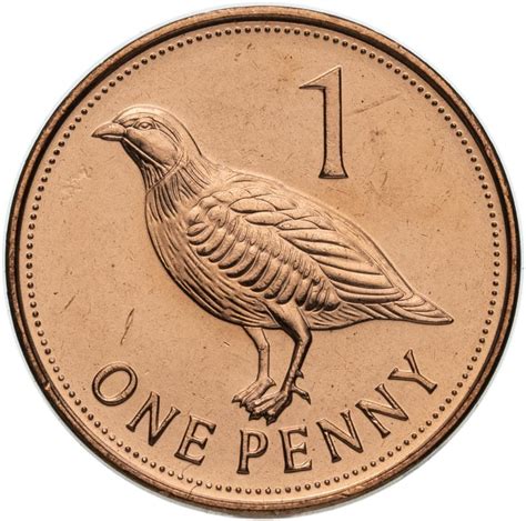 Монета гибралтар 1 пенни (penny) 2013 стоимостью 159 руб.