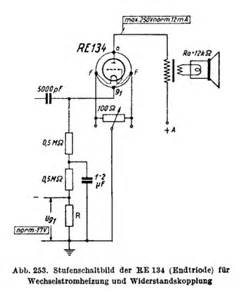 RE 134, Tube RE134; Röhre RE 134 ID16, Triode, vacuum | Radiomuseum.org