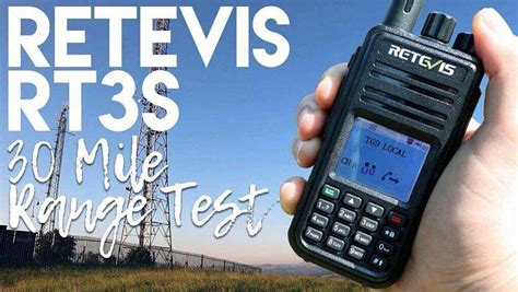 Retevis RT3S Dual Band DMR Radio Built-in GPS