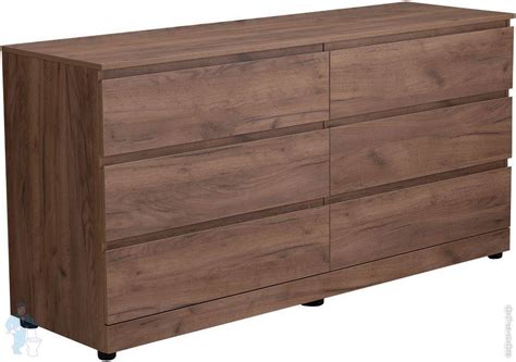 Комод Aquanet Сканди (1600х797х483) напольный, 6 ящиков, дуб крафт ...