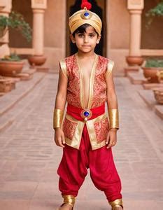 Boy Aladdin Fancy Dress Face Swap ID:880113