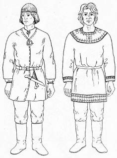Slavic costumes Kievan Rus | Gewandung und mehr | Pinterest | Clothing ...
