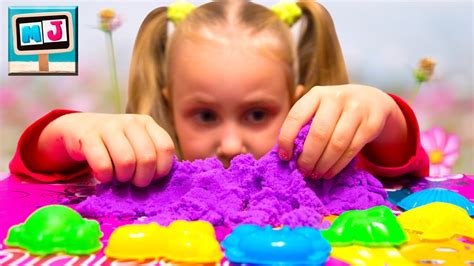 КИНЕТИЧЕСКИЙ ПЕСОК, УМНЫЙ ПЕСОК, ЖИВОЙ ПЕСОК, KINETIK SAND - распаковка ...