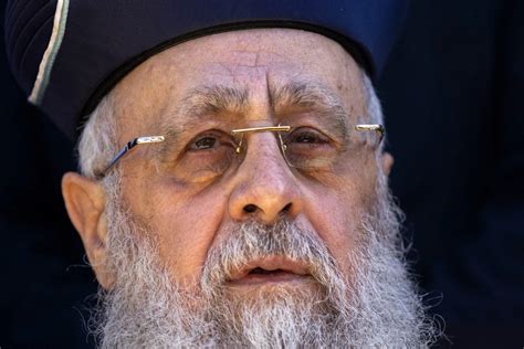 БАГАЦ заморозил присуждение Госпремии главному раввину Израиля Ицхаку ...
