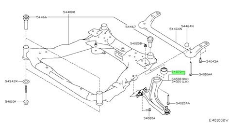 Купить Nissan 54570BB00A (54570-BB00A) Сайлентблок. Цены, быстрая ...