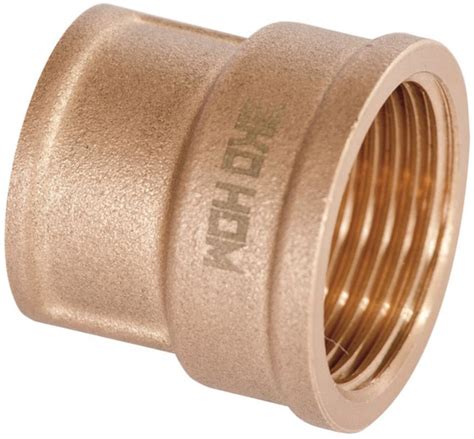 Муфта переходная латунная 1/2"х3/4" внутр./внутр., МП16-1/2х3/4 ...