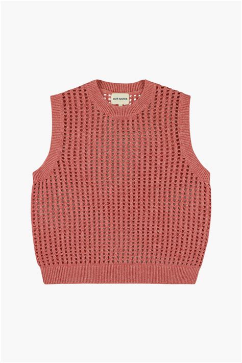 Our Sister – Margaret Knitwear – Red - meshit
