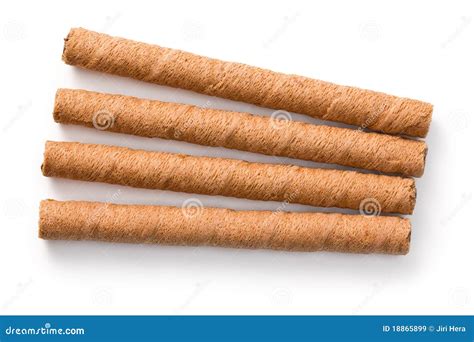 Creamy Wafer Rolls Stock Photo | CartoonDealer.com #156664920
