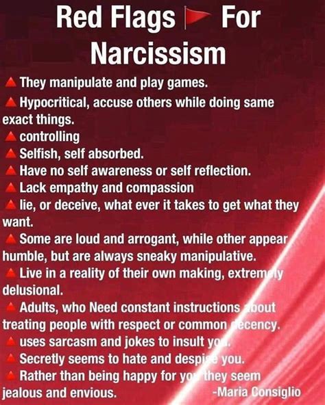Red Flags | Narcissistic abuse, Narcissistic abuse recovery, Narcissism