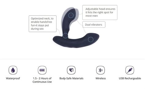 Amazon.com: LOVENSE Edge Adjustable Male Prostate Vibrator, Powerful ...