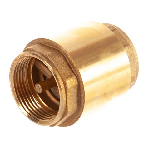 Обратный пружинный клапан 1-1/4 металлический затвор Uni-Fitt 222G5000 ...