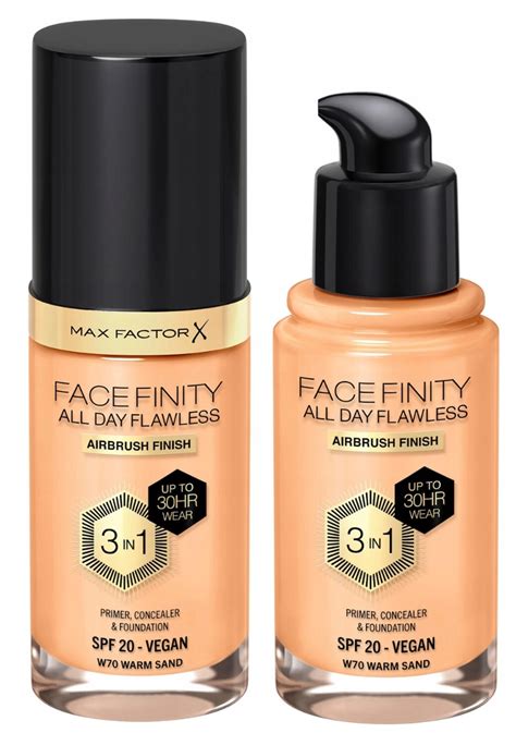 MAX FACTOR PODKŁAD FACEFINITY 3 W 1 WARM SAND 70 12823368751 - Allegro.pl