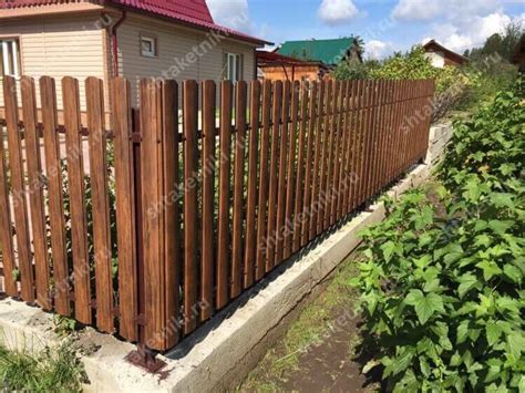 Забор из Штакетника Фигурного в Нижнем Тагиле