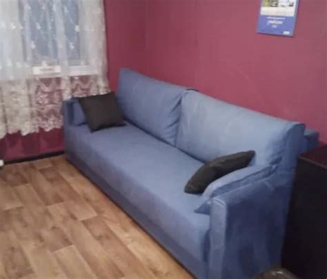 РИМИНИ Диван прямой синий от D1 furniture купить с доставкой по Москве