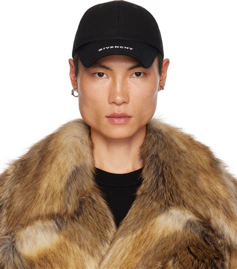 Givenchy Black Embroidered Cap Givenchy
