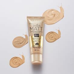 eveline satin matt podkład matujący 102 vanilla 30ml - ezebra.pl