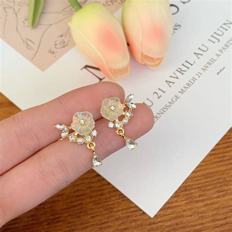 Серьги-клипсы с жемчугом в Корейском стиле | AliExpress