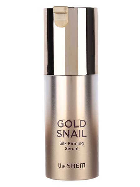 Сыворотка для лица с муцином улитки и 24К золотом Gold Snail Silk ...