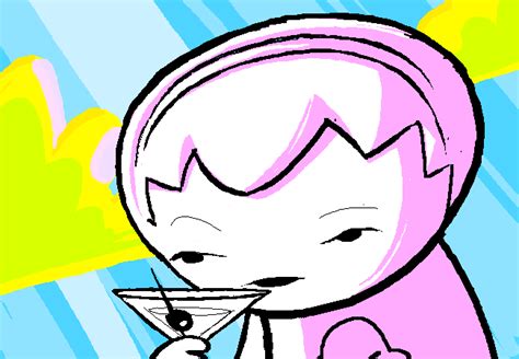 Роуз: Глубокомысленно глотнуть мартини. | Homestuck | MS Paint ...
