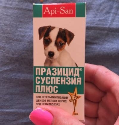 Празицид-суспензия Плюс для щенков мелких, средних и крупных пород ...